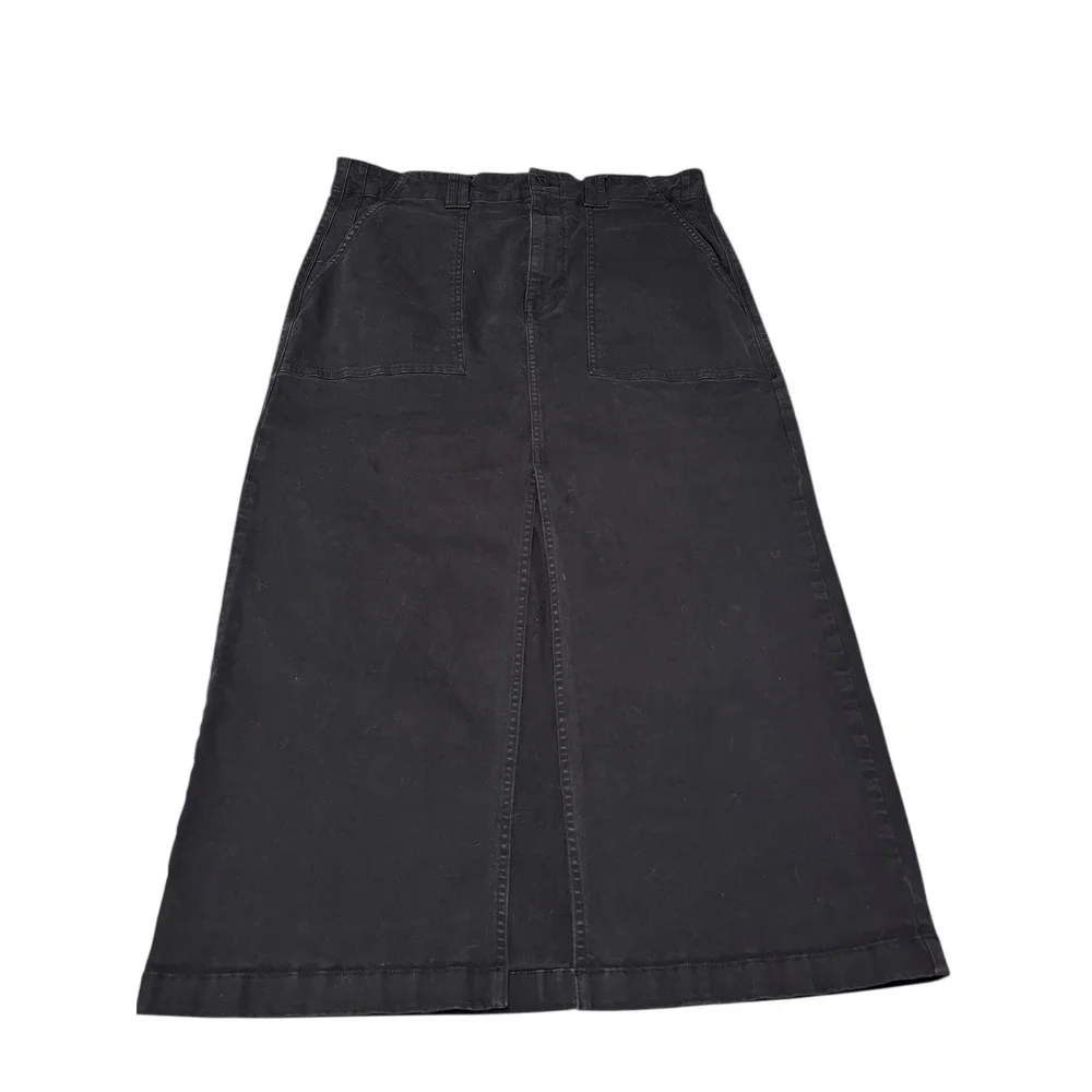 pistola | Skirts | Pistola Pamela Front Slit Denim Skirt 3 Black ...